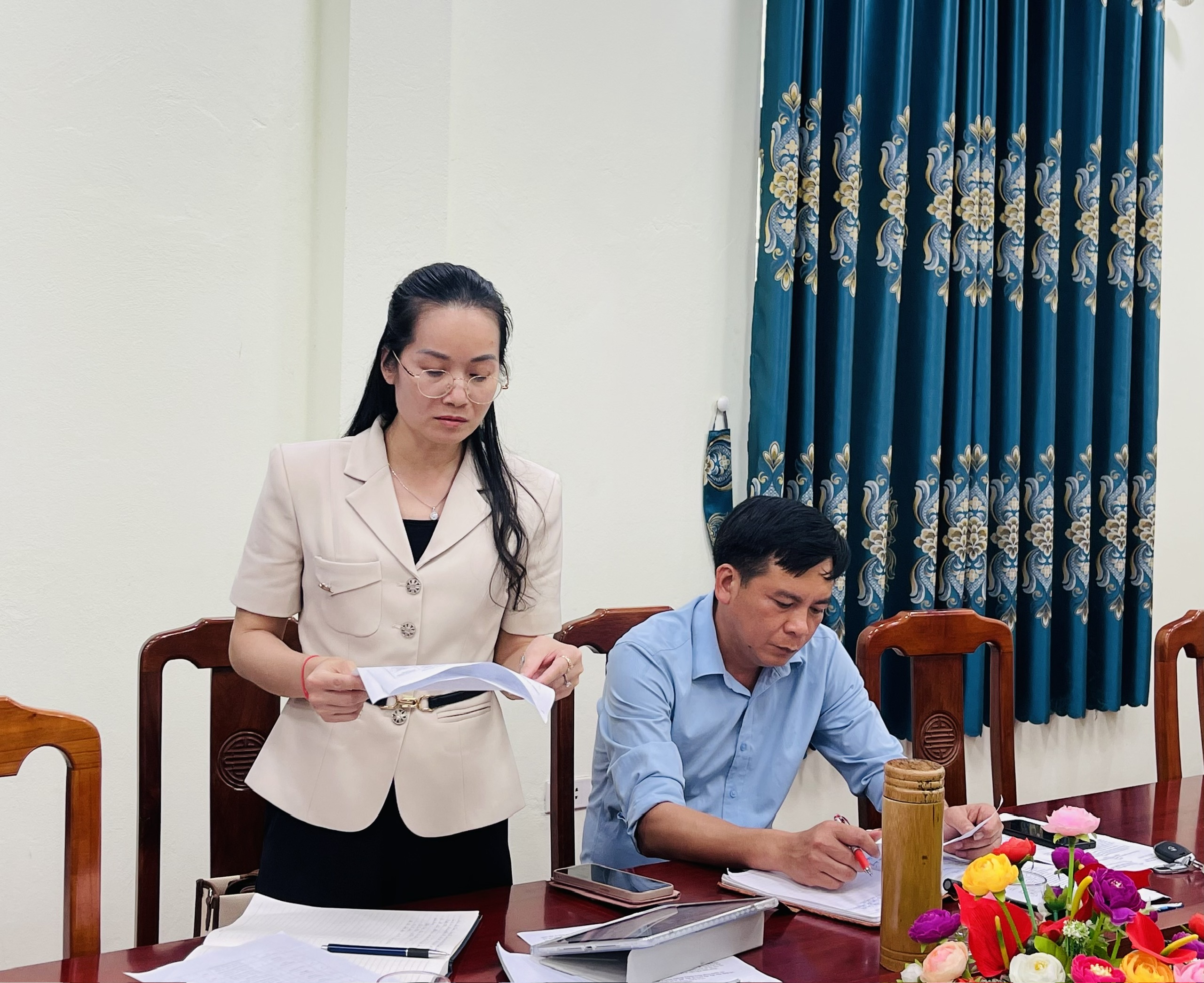 Hội nghị triển khai nhiệm vụ sắp xếp thôn trên địa bàn xã - Xã Minh Quang